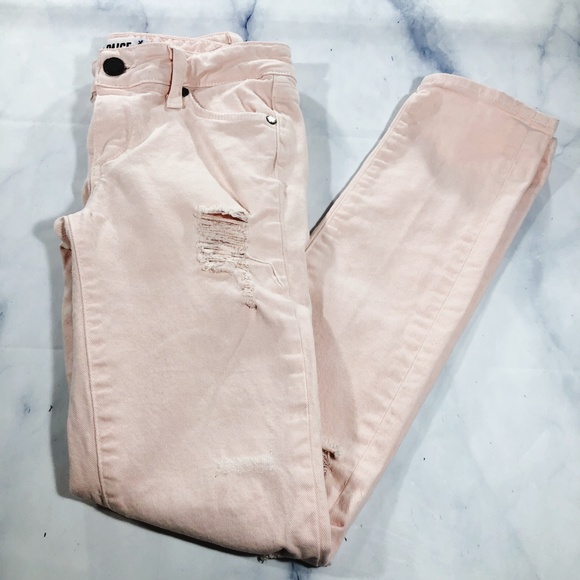 PAIGE | Jeans | Paige Light Pink Skyline Ankle Peg Skinny Jeans | Poshmark